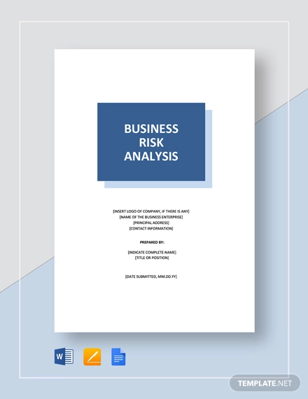 Risk Analysis Template – 7+ Word, PDF Documents Download