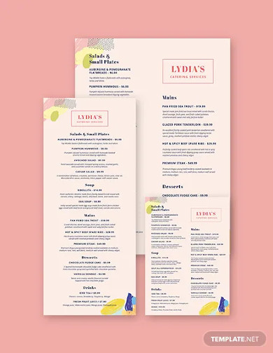 Catering Menu - 24+ Free Templates in AI, PSD, Google Docs, Pages