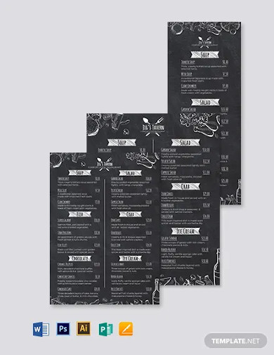 Steps to Create Menu Cards