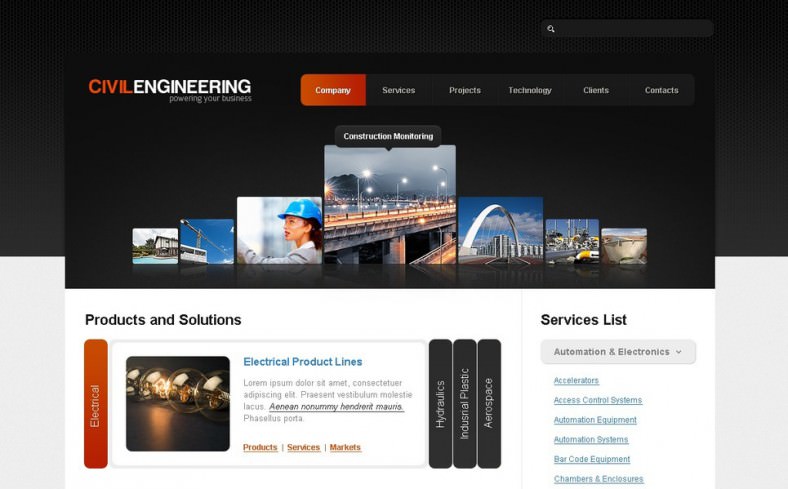 31+ Engineering Website Themes & Templates | Free & Premium Templates