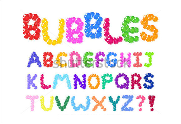 48+ Alphabet Bubble Letters - Free Alphabet Templates