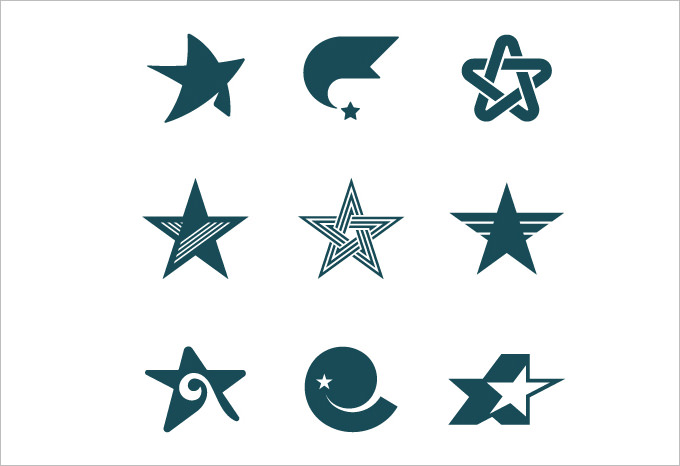 40+ Star Logos - Free PSD Logos Download