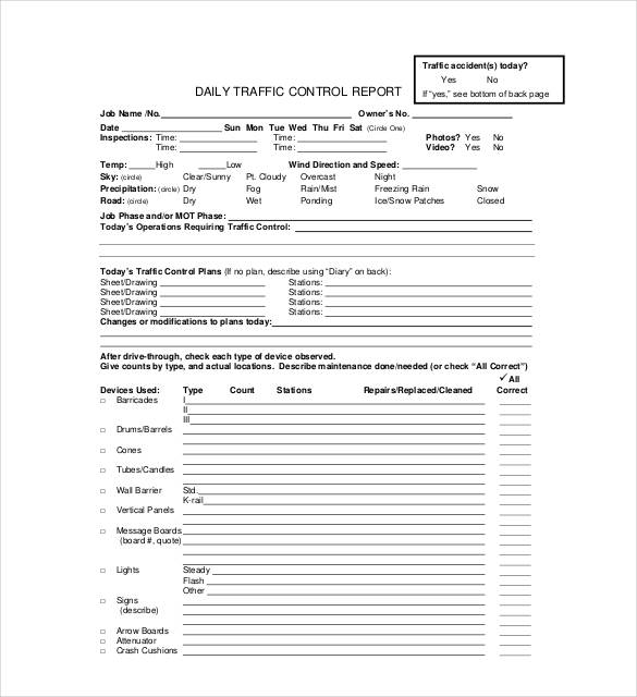 64+ Daily Report Templates - Word, PDF, Excel, Google Docs | Free ...