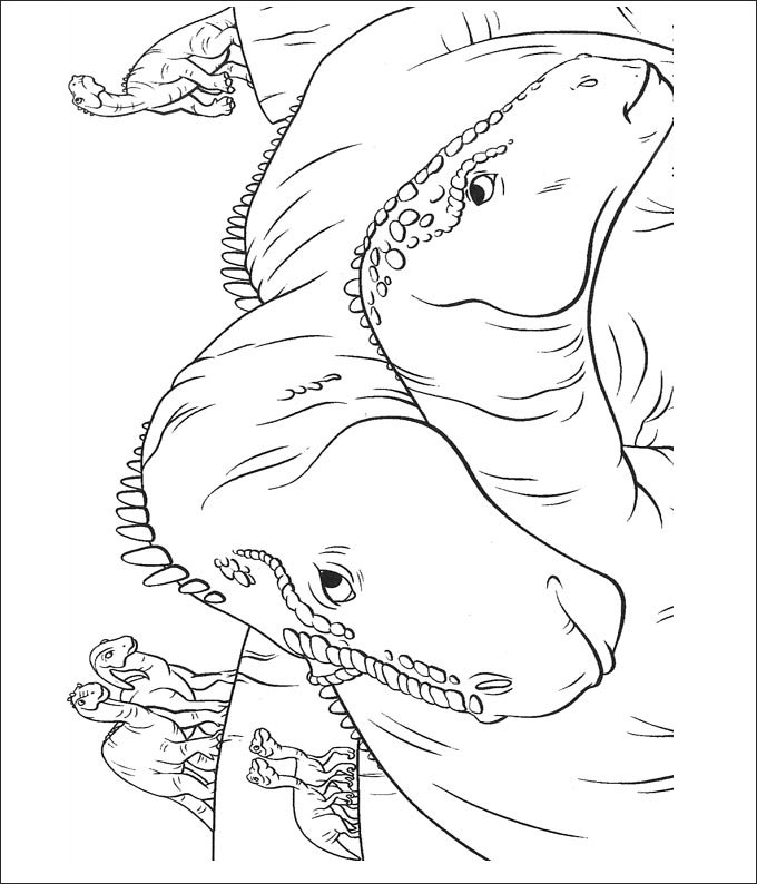 30+ Dinosaur Coloring Page Templates in Illustrator, PDF, PNG, SVG, JPG ...