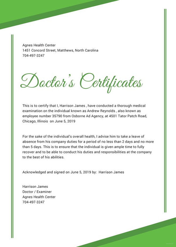 27+ Doctor Certificate Templates - PDF, DOC