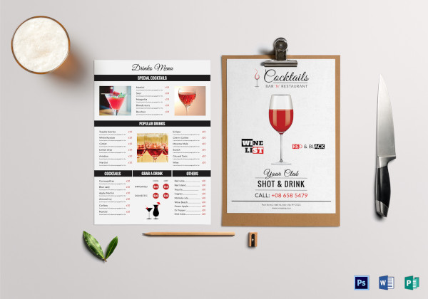 35+ Price Menu Templates - Free Sample, Example Format Download!