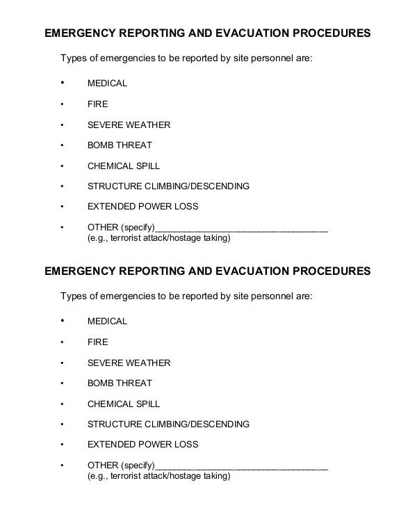 8+ Home Evacuation Plan Templates - MS Word, PDF