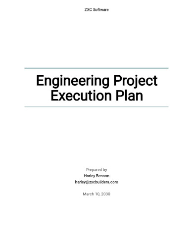 25+ Project Execution Plan Templates - Word, PDF, Excel, Apple Pages