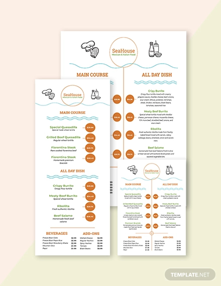 35+ Price Menu Templates - Free Sample, Example Format Download!