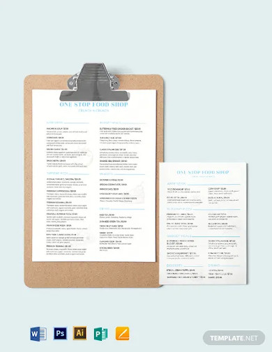 31+ Drink Menu Templates - Free Sample, Example Format Download!