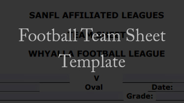 Football Team Sheet Template - 4+ PDF | Free & Premium Templates
