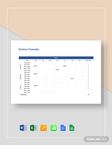 24+ Microsoft Word 2010 Format Timetable Templates Free Download