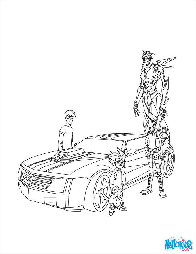 30+ Transformers Colouring Pages