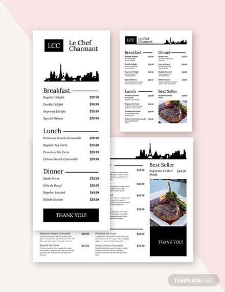18 French Menu Templates AI Docs Psd Pages Free Premium Templates