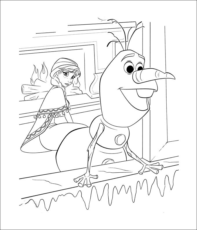 28+ Frozen Coloring Page Templates - Free PNG Format Download