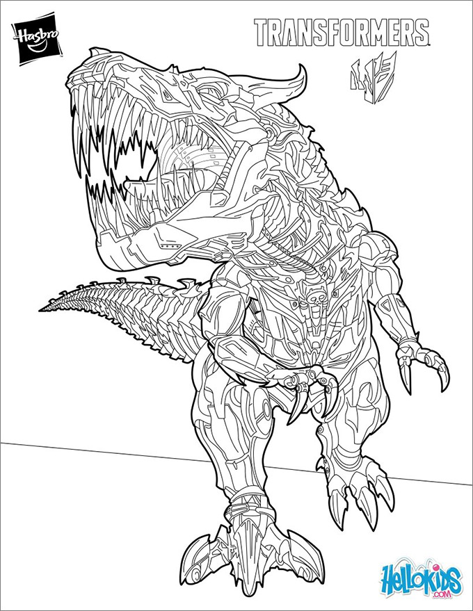 30+ Transformers Colouring Pages