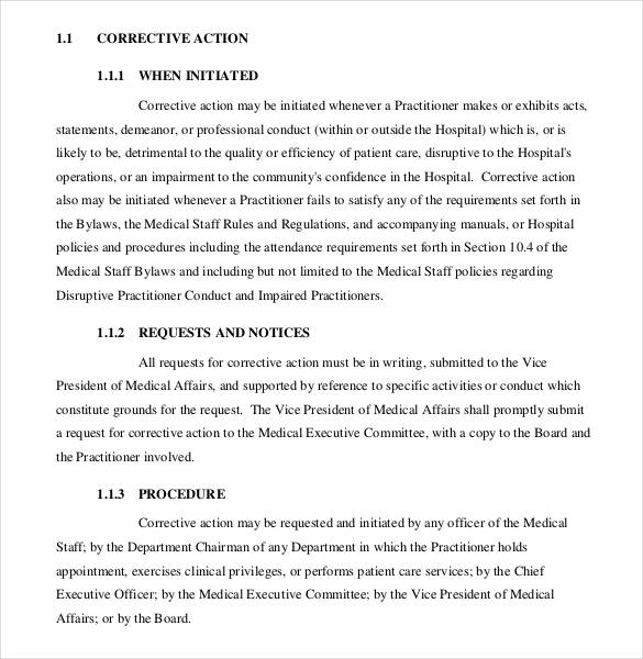 22+ Corrective Action Plan Templates - Google Docs | MS Word | Apple ...