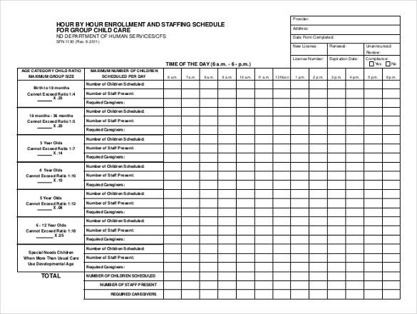 Hourly Schedule Template - 34+ Free Word, Excel, PDF Format