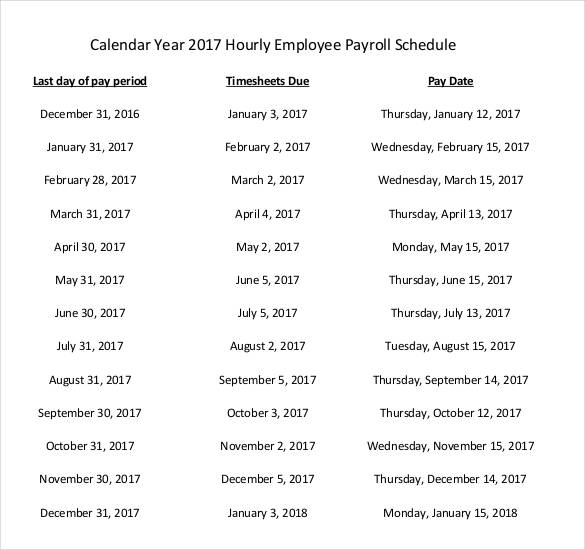 Hourly Schedule Template - 34+ Free Word, Excel, PDF Format