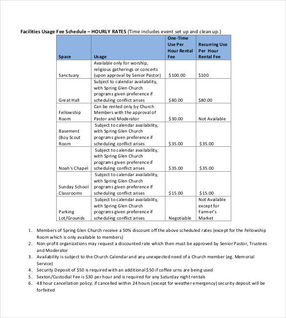 Hourly Schedule Template - 34+ Free Word, Excel, PDF Format
