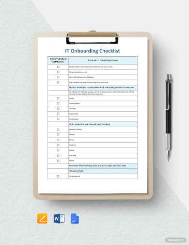 FREE 26+ Onboarding Checklist Templates in MS Word | Excel | PDF ...