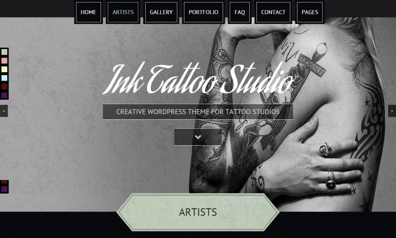 Website Template Tattoos