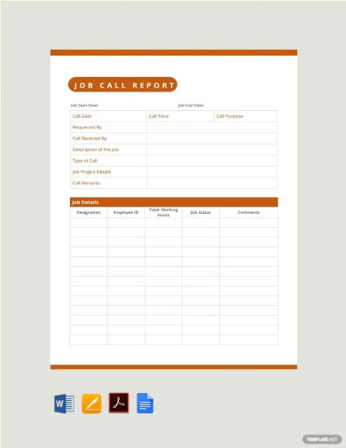 29+ Call Log Templates - DOC, PDF, Excel