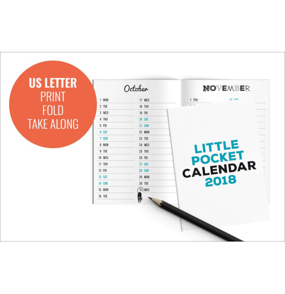 23 Pocket Calendar Templates Free PSD Vector EPS PNG Format Download