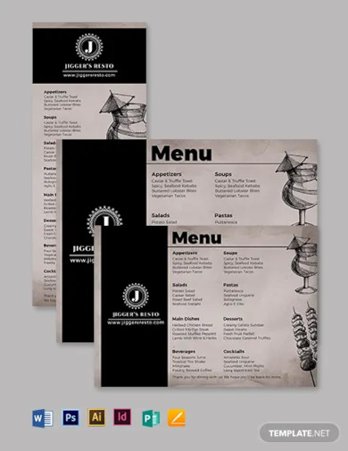 Elegant Dinner Menu Designs - 34+ Free Templates in PSD, AI, Vector EPS