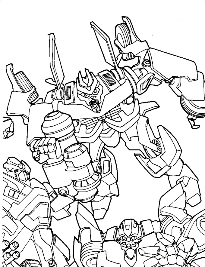 30+ Transformers Colouring Pages