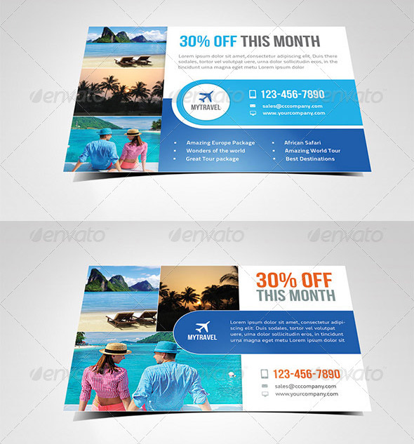 23 Postcard Flyer Templates PSD ATN PSD AI