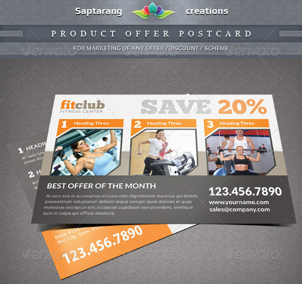 23 Postcard Flyer Templates PSD ATN PSD AI