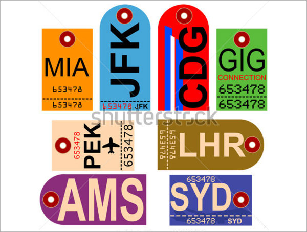 Luggage Tag Template - Free PSD Templates Download