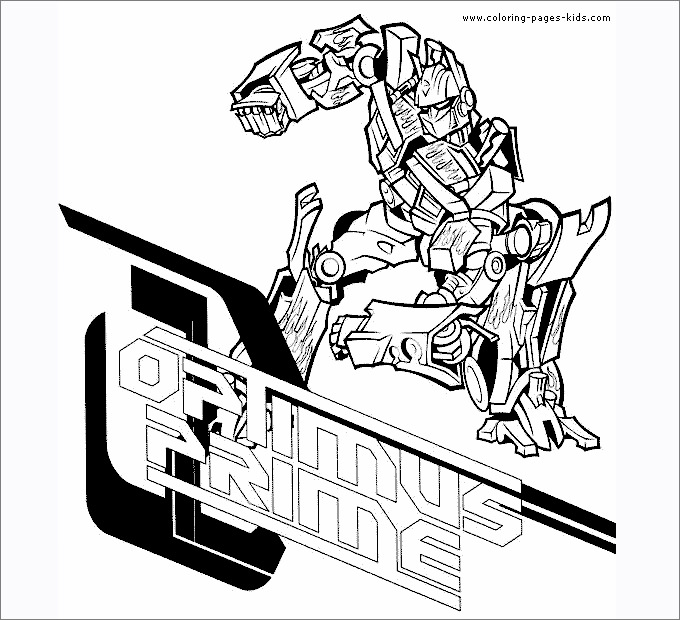 30+ Transformers Colouring Pages