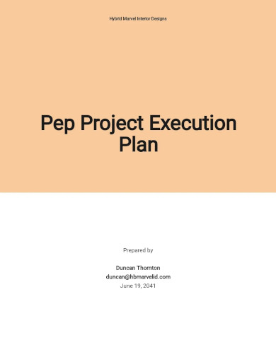 25+ Project Execution Plan Templates - Word, PDF, Excel, Apple Pages