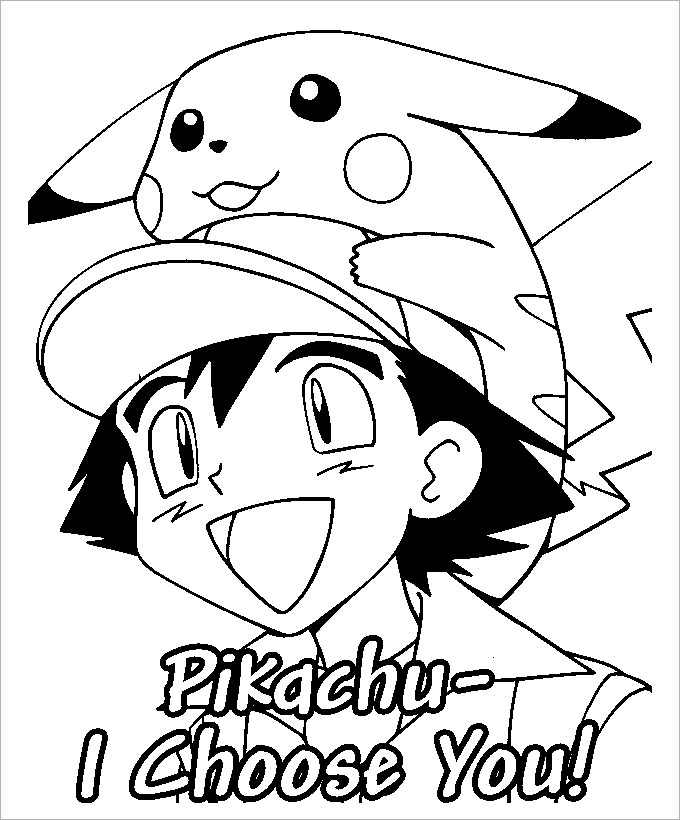 Pokemon Coloring Pages - 31+ Printable JPG, PDF Format Download