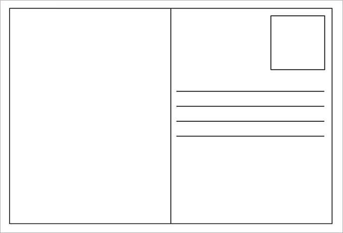 34 Blank Postcard Templates PSD Vector EPS AI