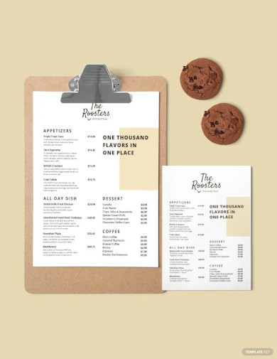 35+ Price Menu Templates - Free Sample, Example Format Download!