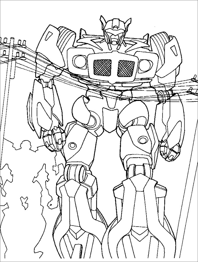 30+ Transformers Colouring Pages