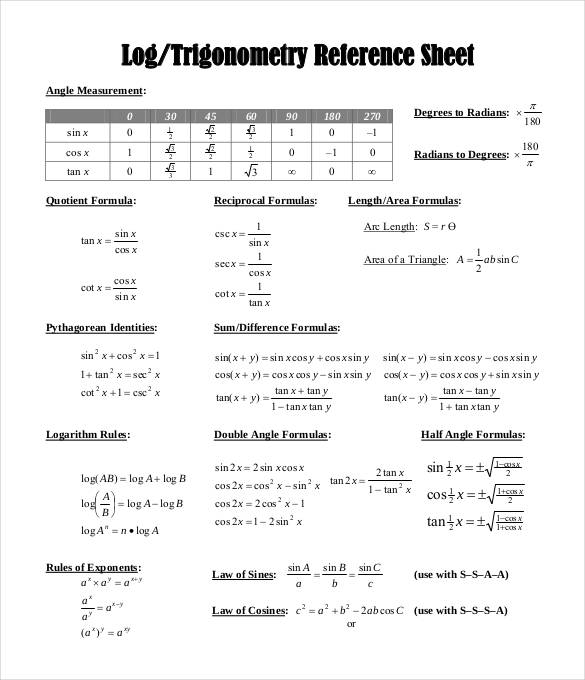 Reference Sheet Template - 34+ Free Word, PDF Documents Download