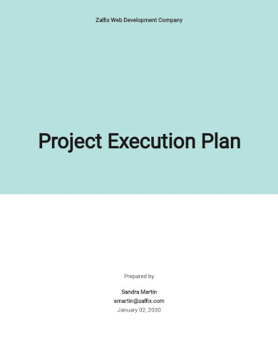 25+ Project Execution Plan Templates - Word, PDF, Excel, Apple Pages