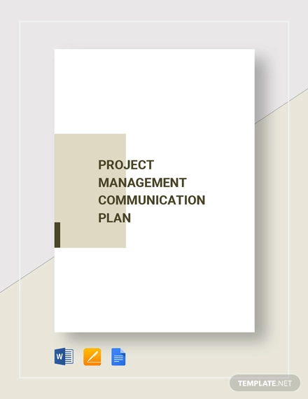 Project Communication Plan Template - 6+ Word, Excel, PDF Documents ...