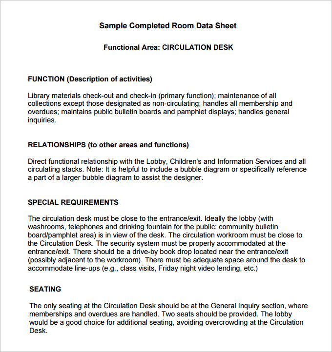 2 Room Data Sheet Template Word PDF 2-room-data-sheet-template-word-pdf