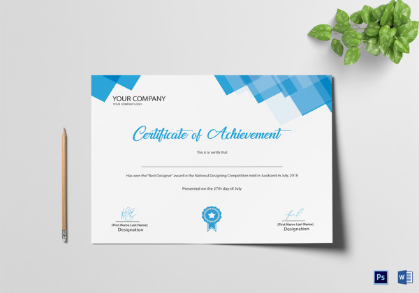 43+ Word Certificate Templates