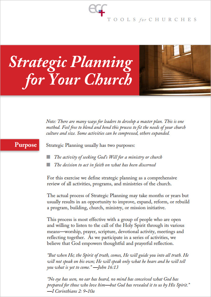 Ministry Strategic Plan Template Flyer Template