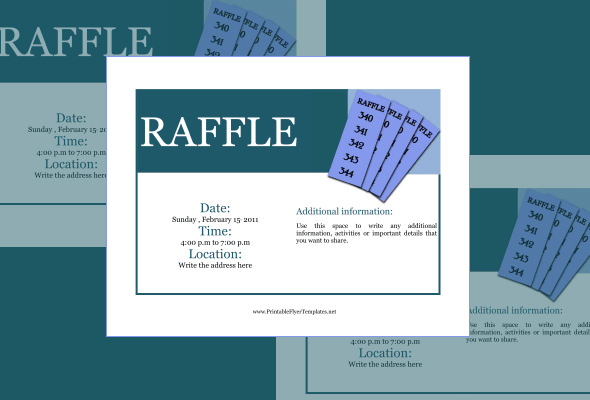 24 Raffle Flyer Templates PSD EPS AI InDesign