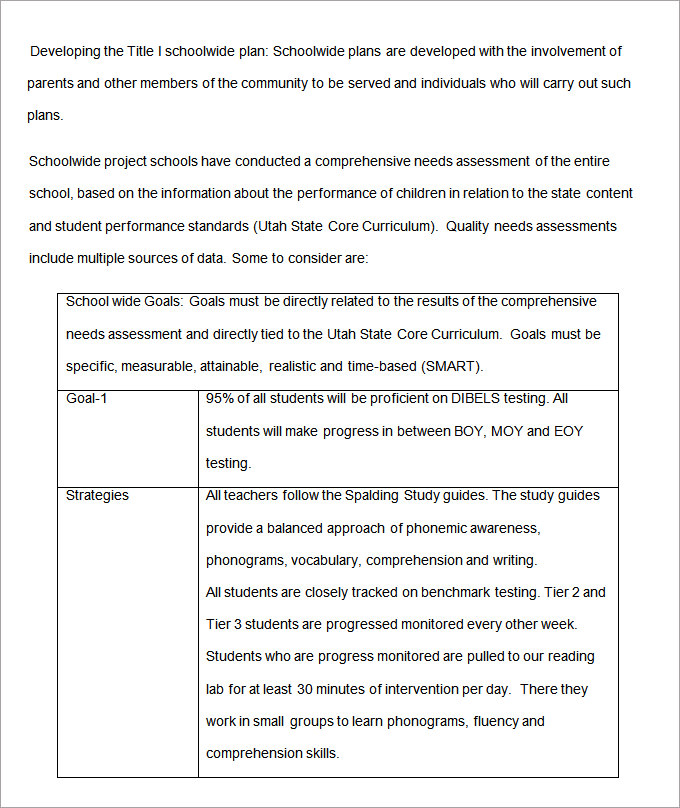 11+ School Development Plan Templates - Word, PDF, Google Docs, Apple Pages