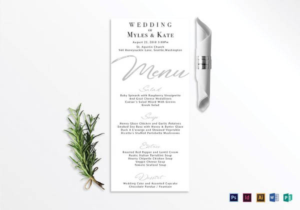 Menu Card - 58+ Free Templates in Word, PSD, PDF, EPS, InDesign Format ...