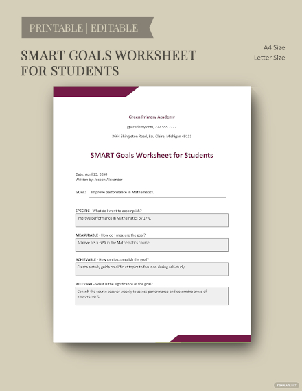 12+ Goal Tracking Templates - Word, Excel, PDF Documents Download!