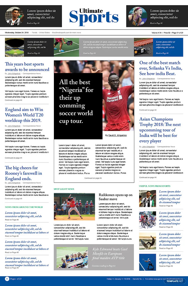 20+ Word Newspaper Templates Free Download